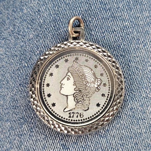 Jewelry | 1776 Twenty D Commemorative Coin Pendant Medallion With ...